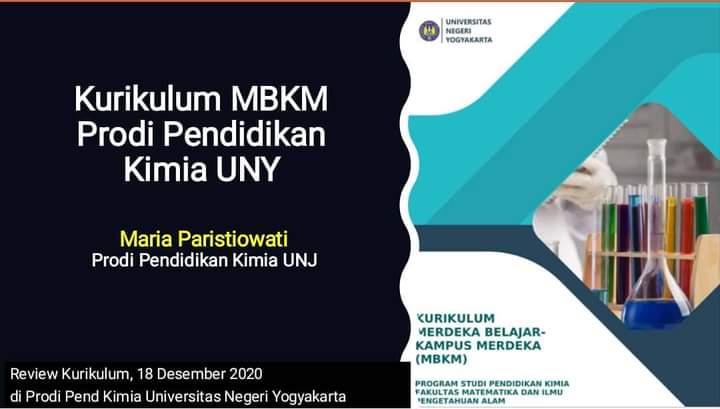 Review Kurikulum MBKM Program Studi Pendidikan Kimia FMIPA UNY | Prodi Pendidikan Kimia FMIPA